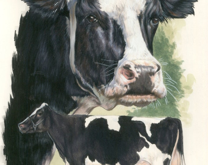 Holstein Cow Cattle Counted Cross Stitch Pattern Digital PDF - Etsy