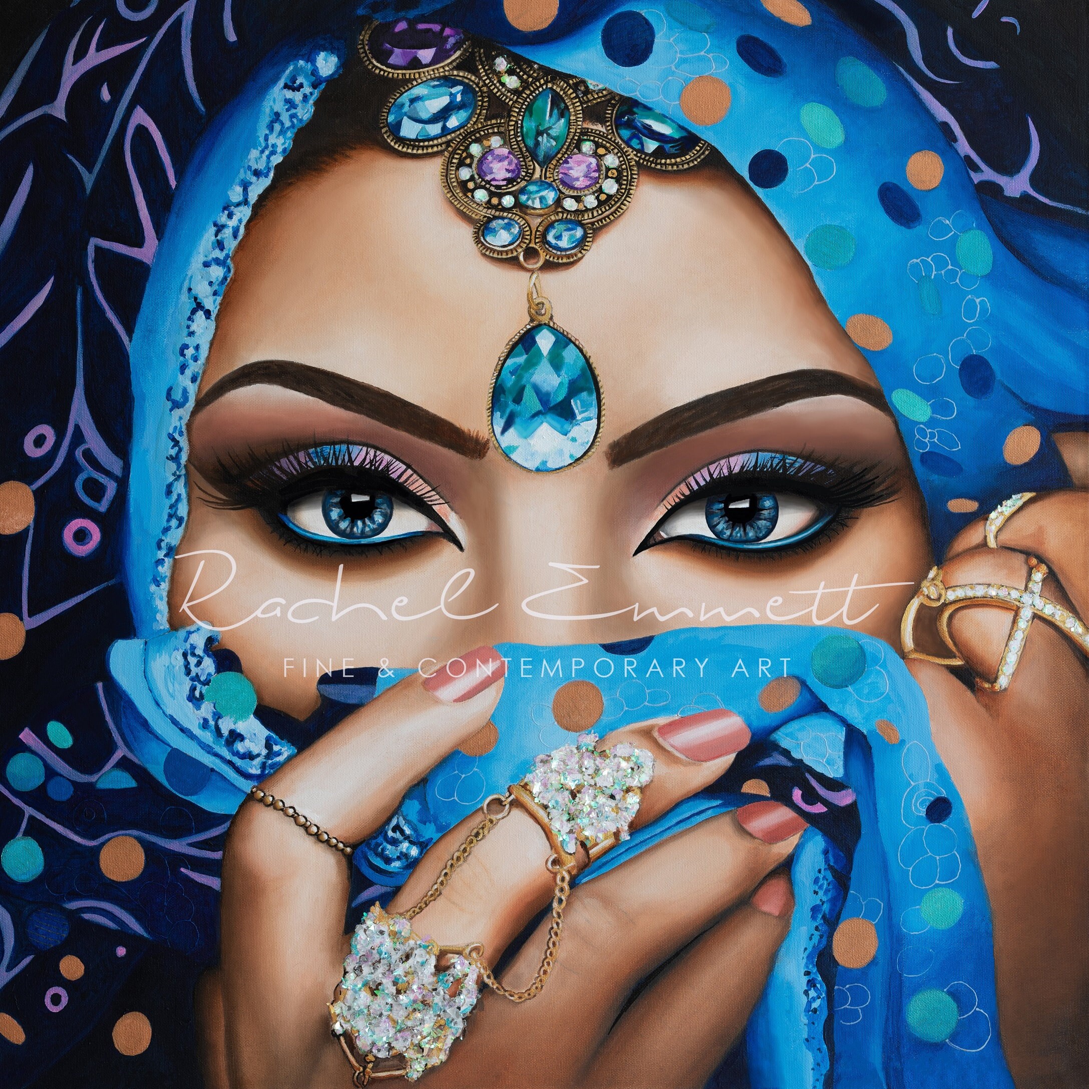 Arabian Eyes Painting