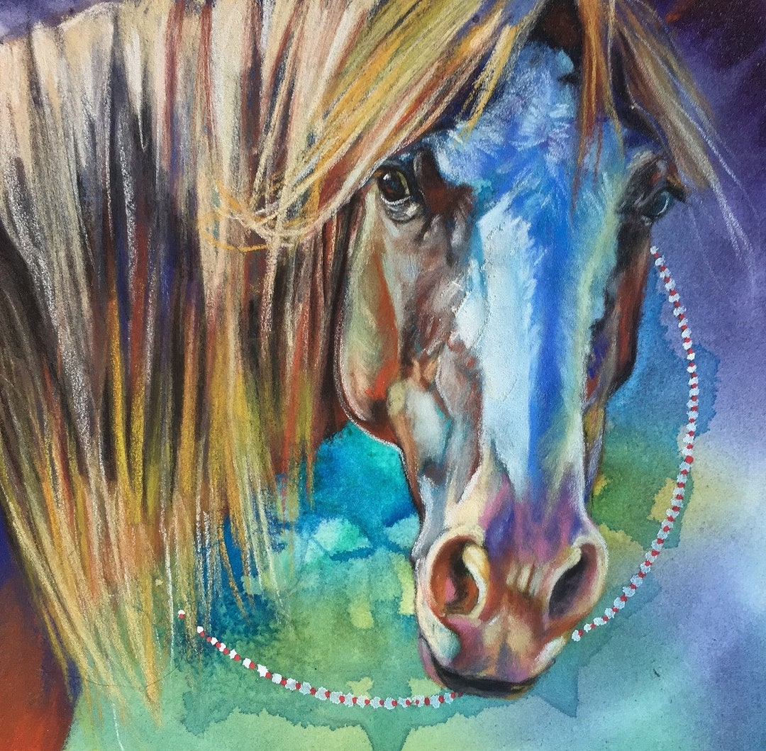 Sorrel Blaze Face Quarter Horse Counted Cross Stitch Pattern - Etsy