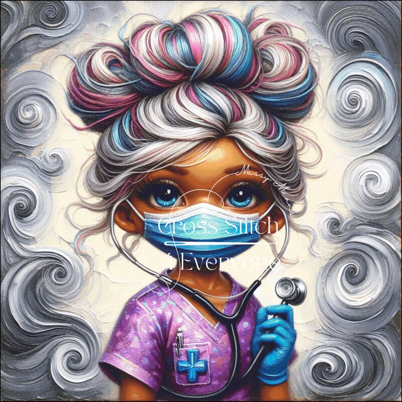 Nurse Cross Stitch - Etsy