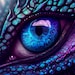Dragon Eye Fantasy Counted Cross Stitch Pattern Digital Pdf - Etsy