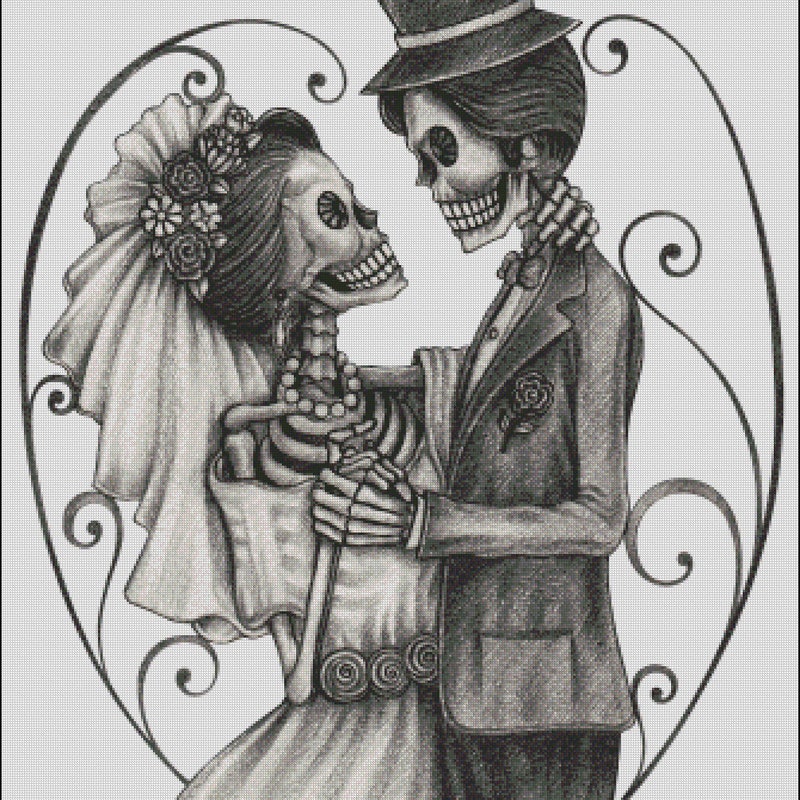 Skeleton Bride Groom - Etsy