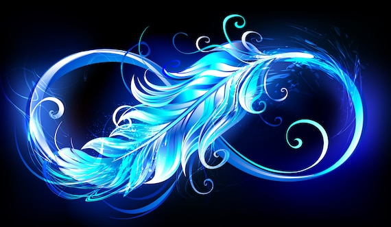 Blue Infinity Sign Wallpaper