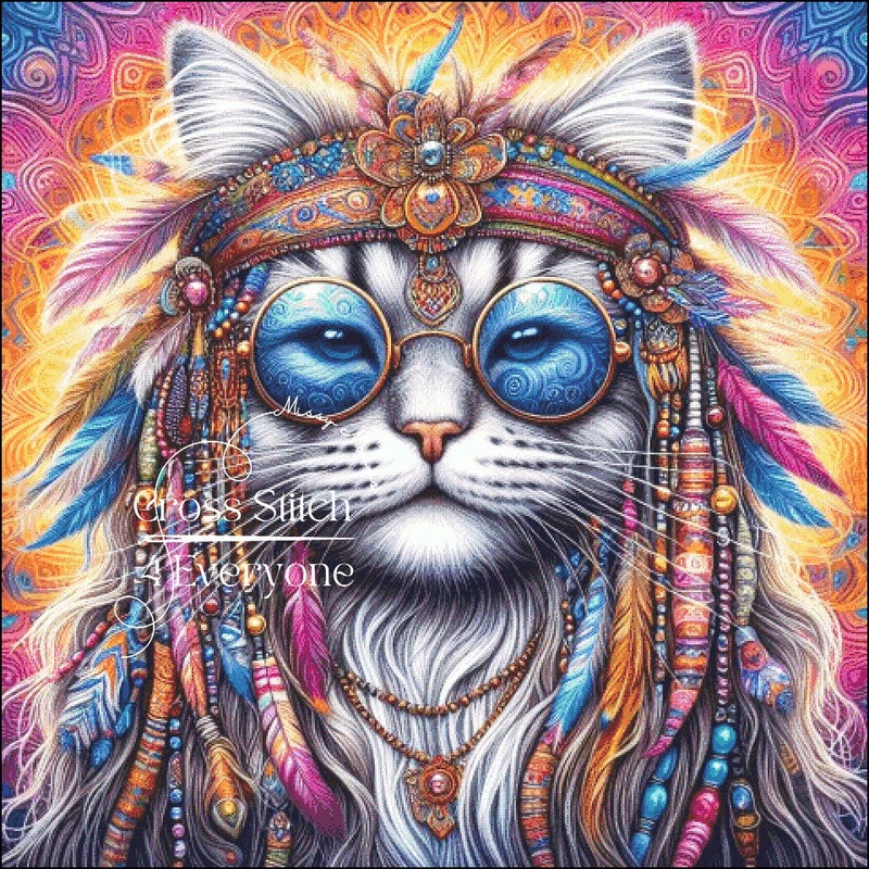 Hippie Cat - Etsy
