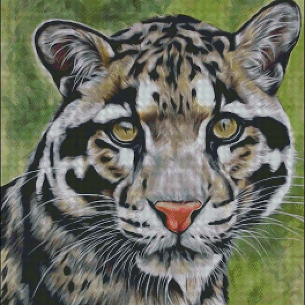 Clouded Leopard - Etsy