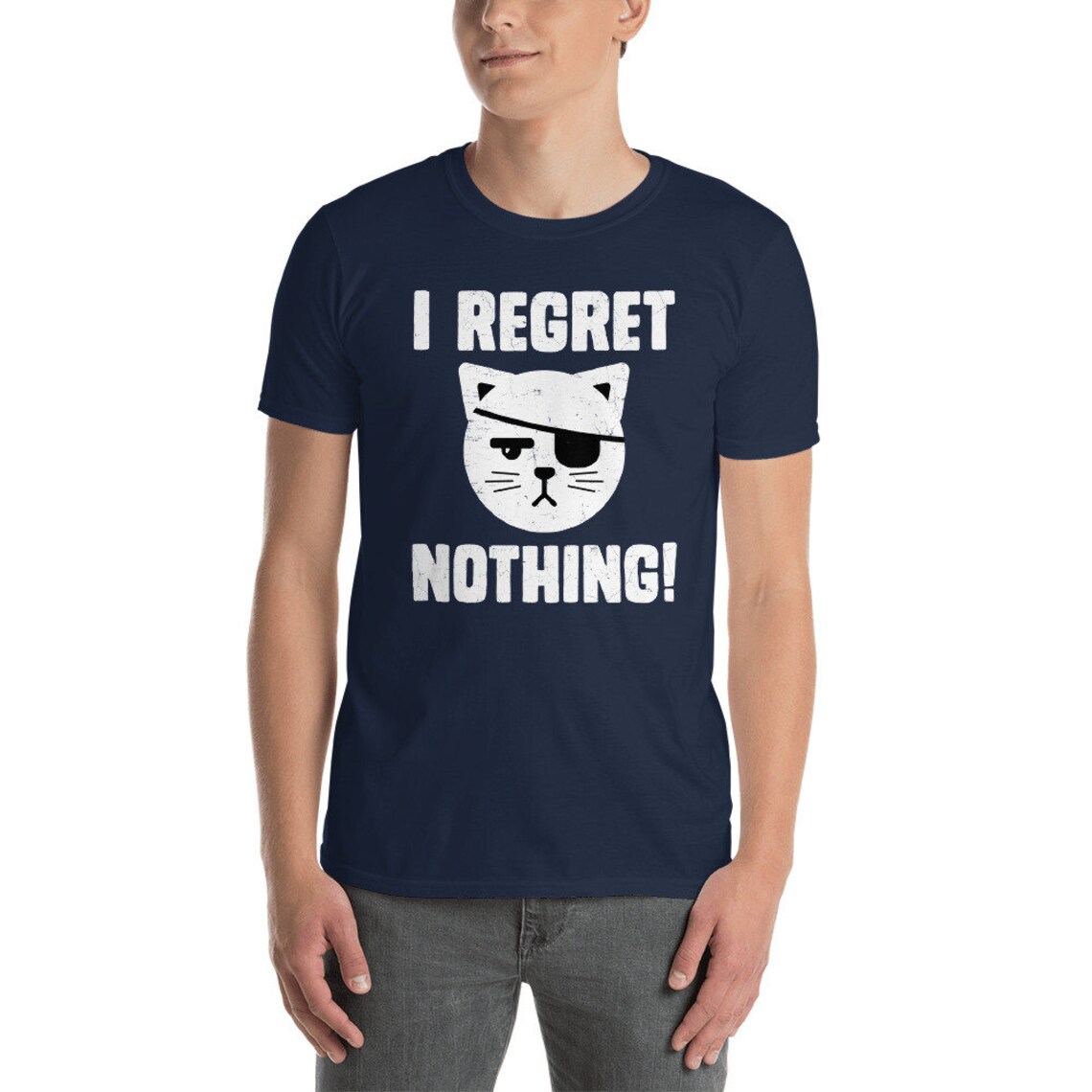 I Regret Nothing Shirt I Regret Nothing Gift Funny Cat Shirt | Etsy