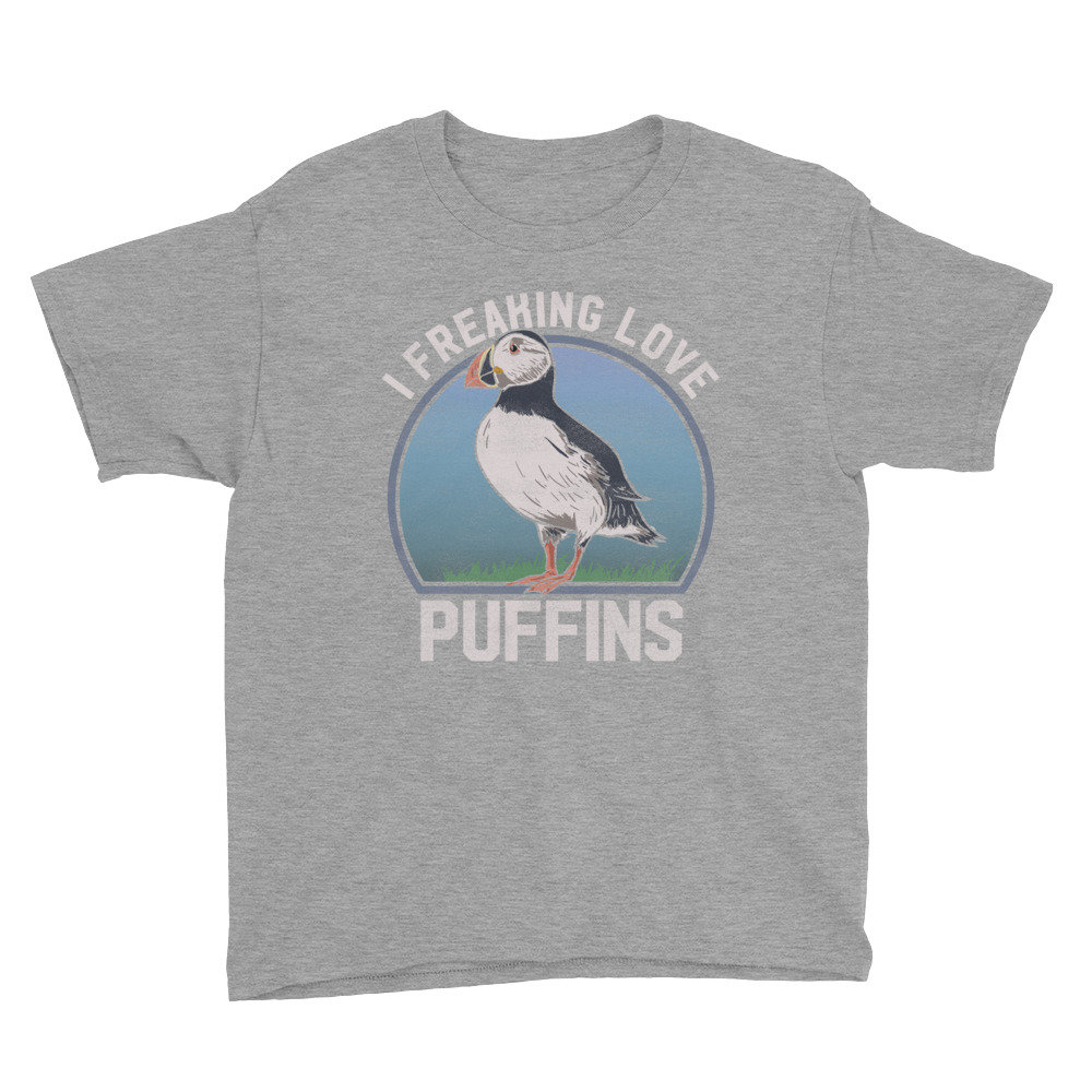 I Freaking Love Puffins T Shirt Kids Youth Puffin T Shirt | Etsy