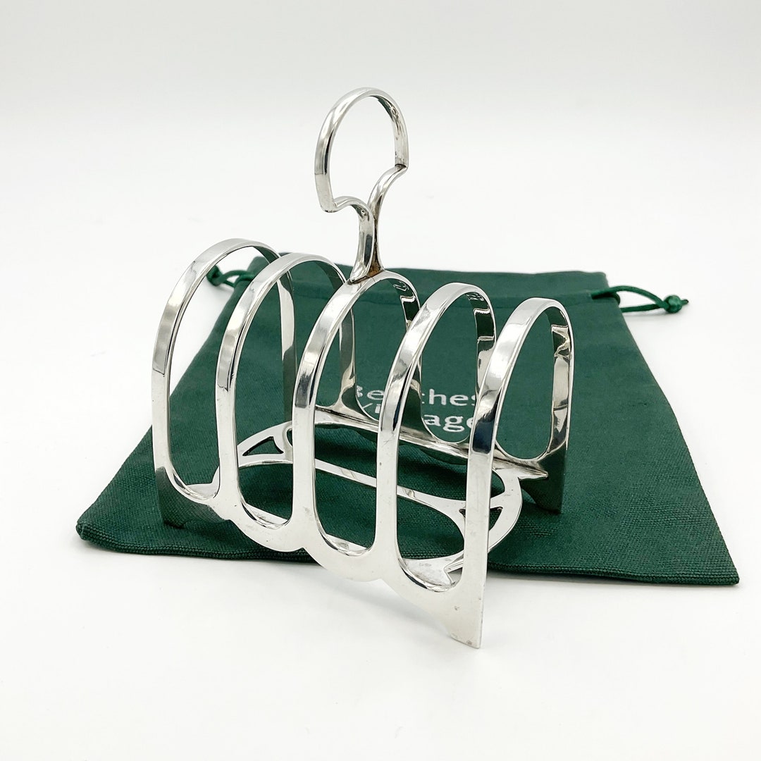 Antique 1912 Sterling Silver Toast Rack, Solid Silver, Letter Rack - Etsy