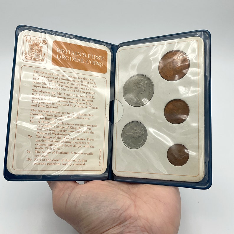 Britains First Decimal Coin Set 1971 Coin Set Vintage - Etsy UK