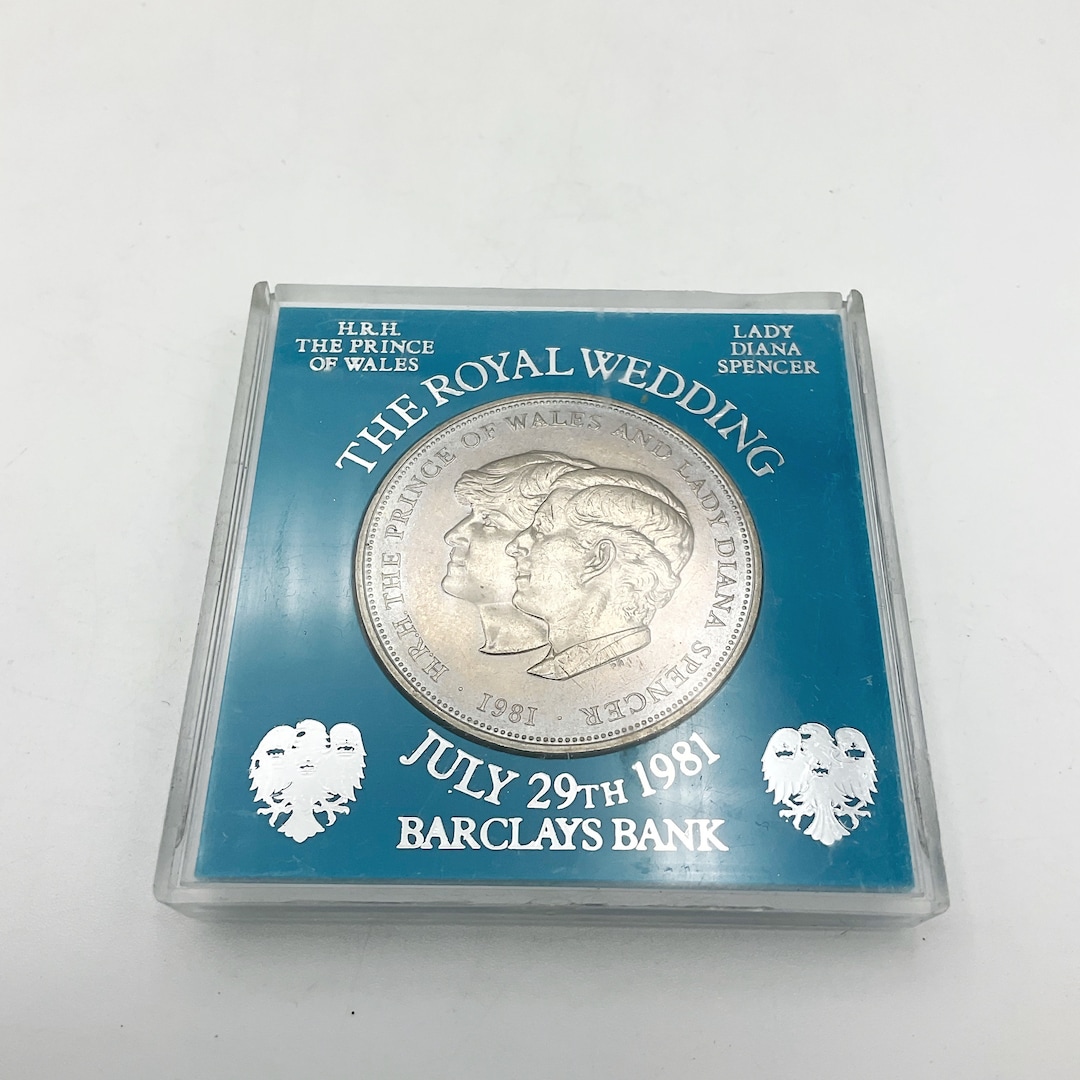 Charles and Diana Royal Wedding Coin, 1981, Wedding Crown, Collectible ...