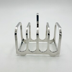 Vintage Sterling Silver Toast Rack, Hallmarked 1965, Toast Caddy, Solid ...