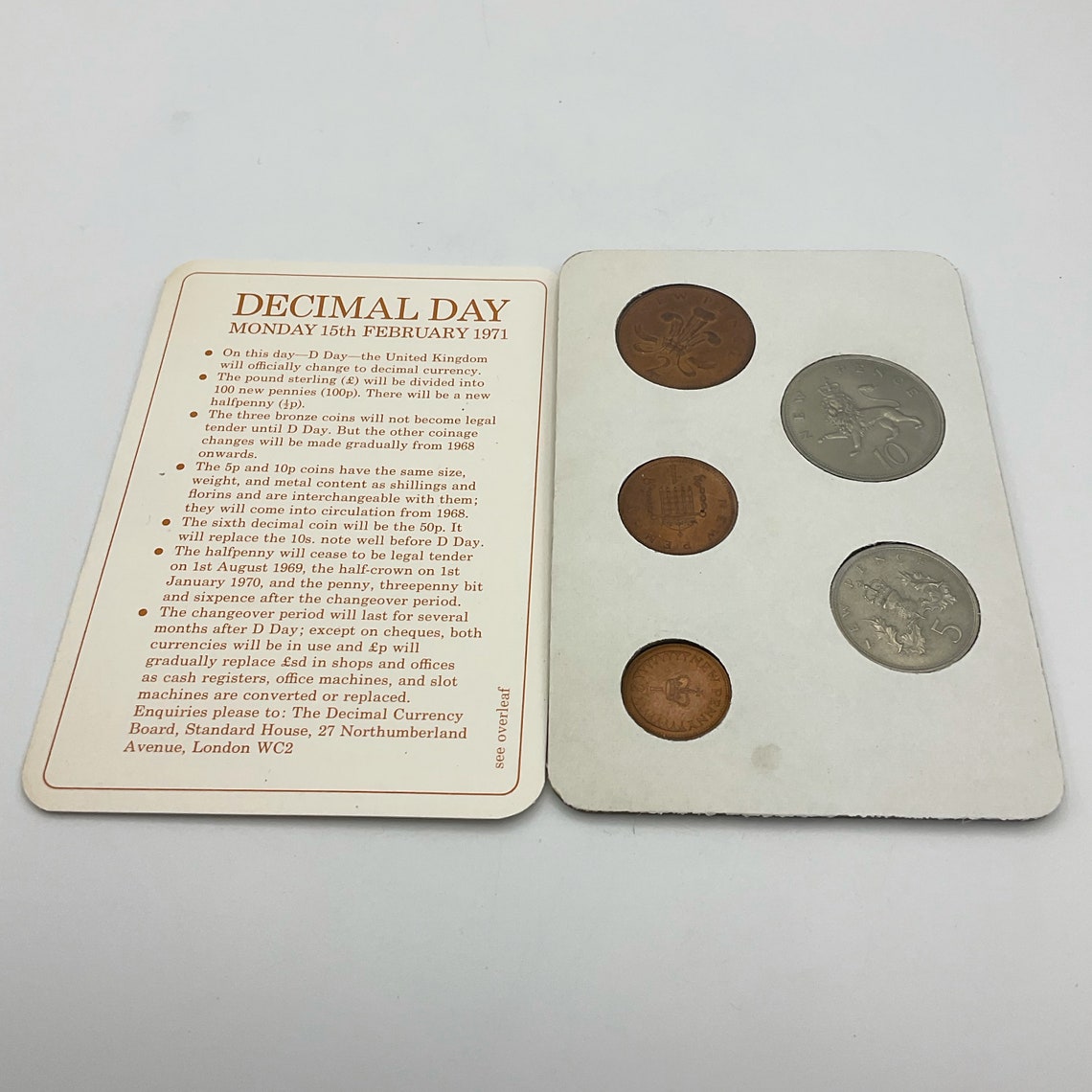 Britains First Decimal Coin Set 1971 Coin Set Vintage - Etsy UK