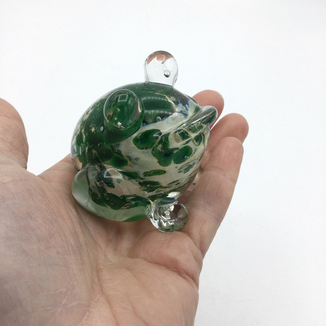 Glass Frog Ornament Coloured Glass Ornament Art Glass - Etsy