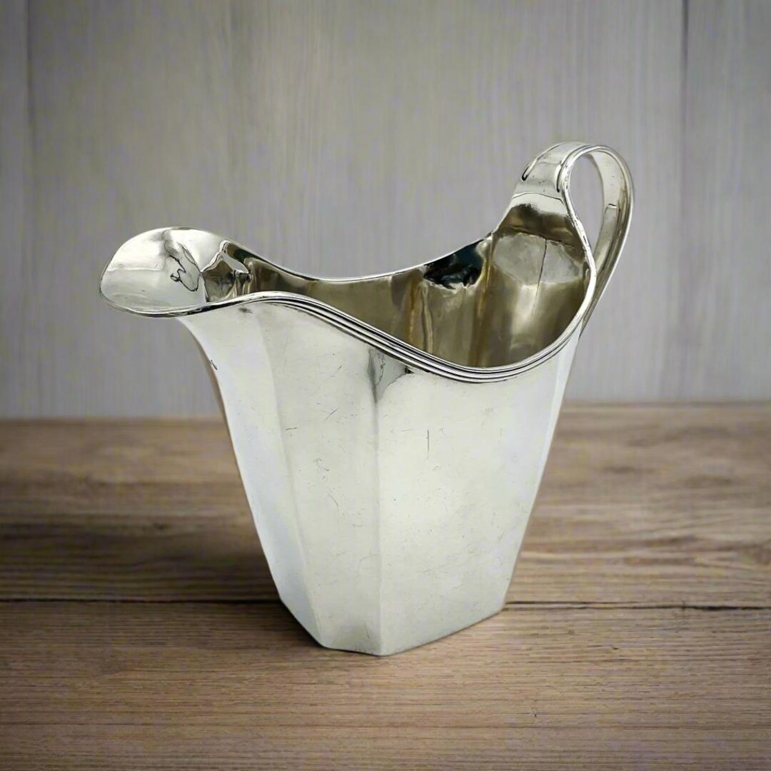Antique Georgian Sterling Silver Gravy Boat, Hallmarked London 1796 - Etsy