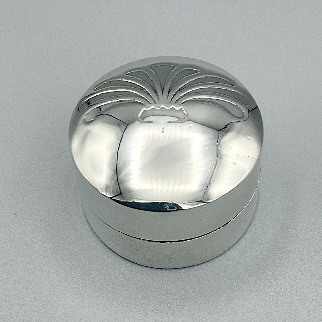 Vintage Sterling Silver Pill Box Hallmarked 1990s Solid - Etsy
