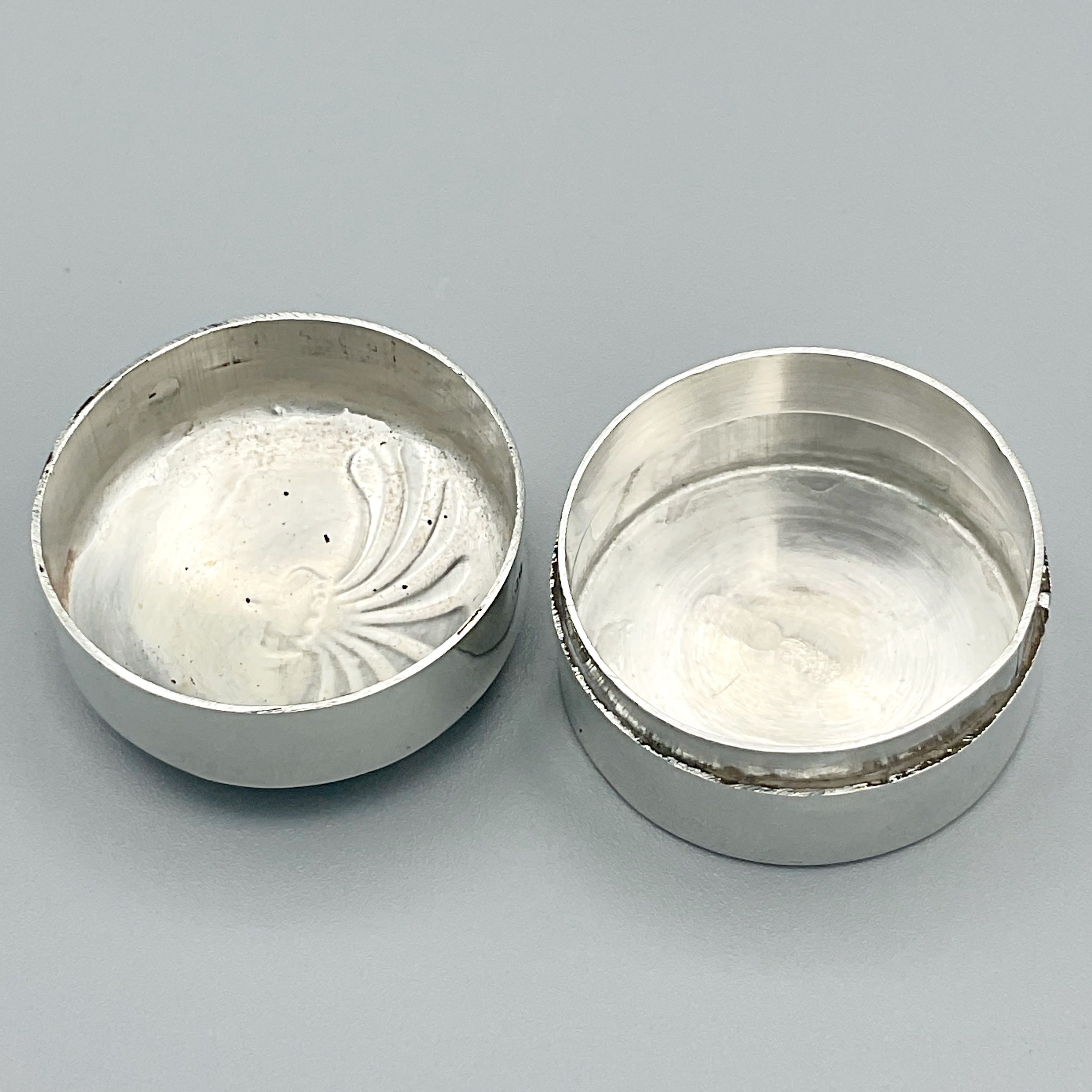 Vintage Sterling Silver Pill Box Hallmarked 1990s Solid | Etsy