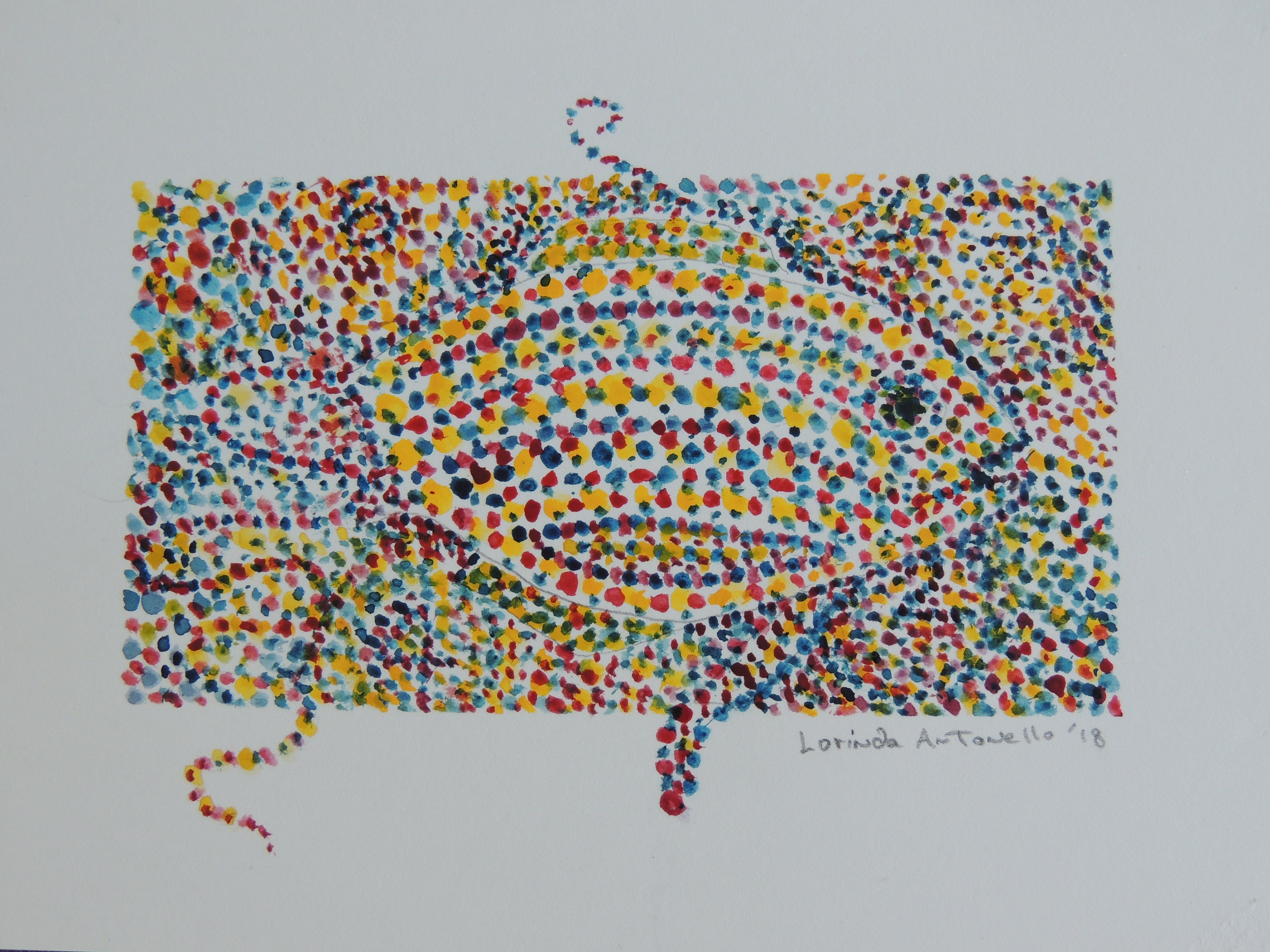 Pointillism watercolor Georges Seurat pointillism fish painting famous ...