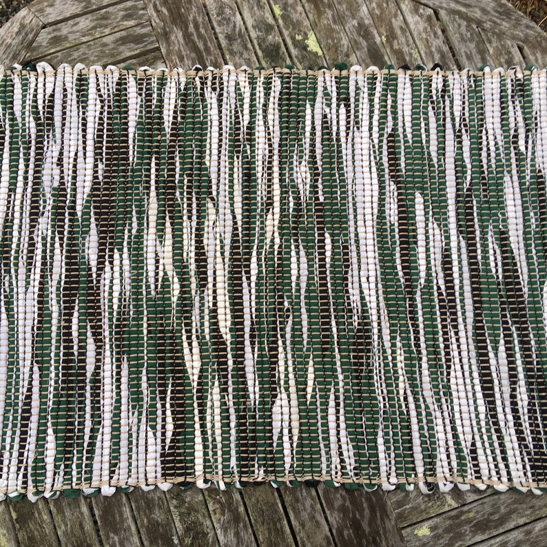 Handwoven Linen & Cotton Rag Rug - Etsy