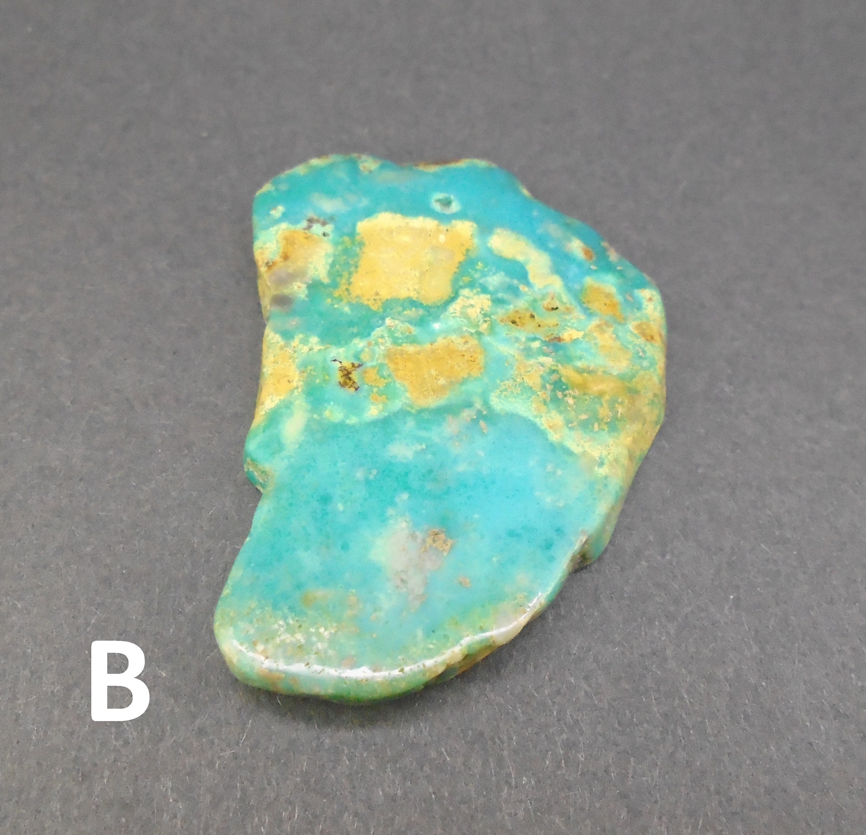 1 X South West Turquoise Slice Cut & Polished Natural | Etsy