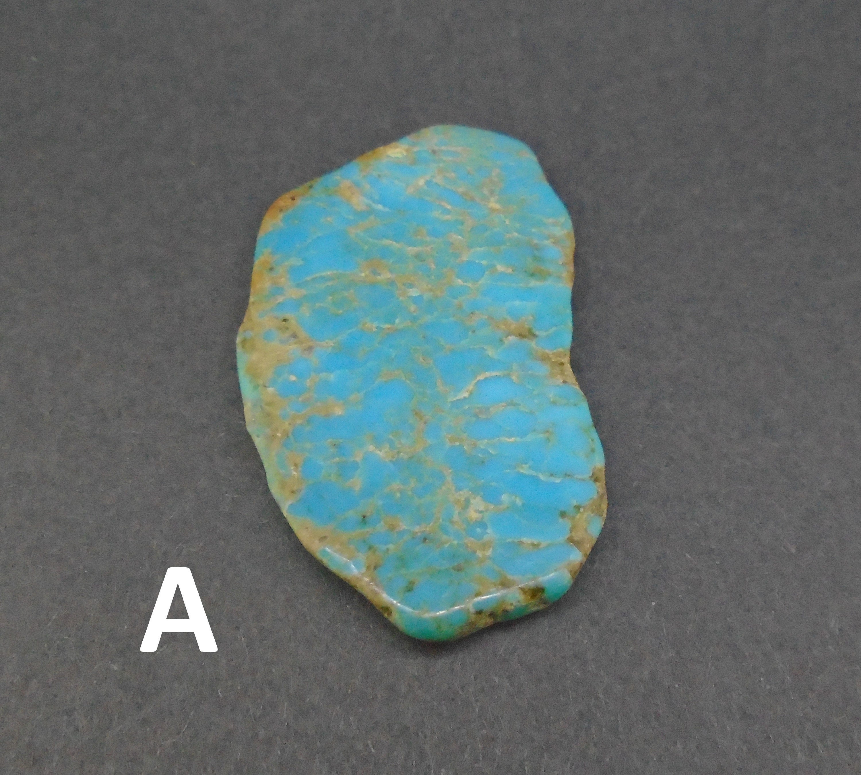 1 X South West Turquoise Slice - Cut & Polished Natural Colour, Arizona ...