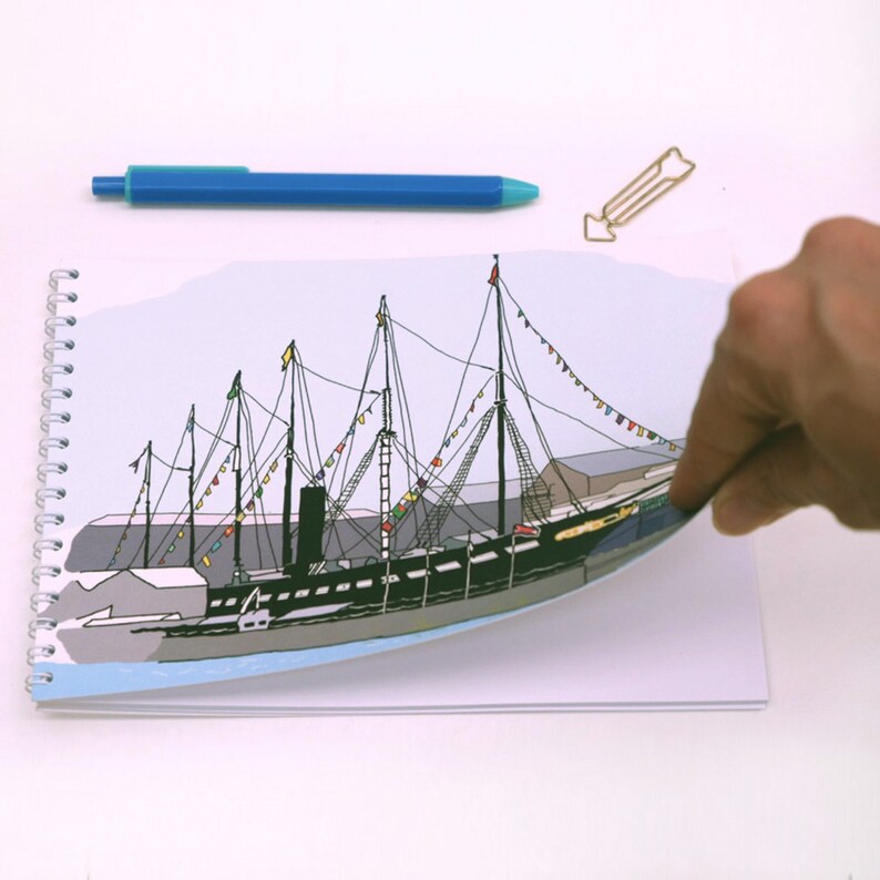 Bristol's Ss Grest Britain Ship Notebook - Etsy