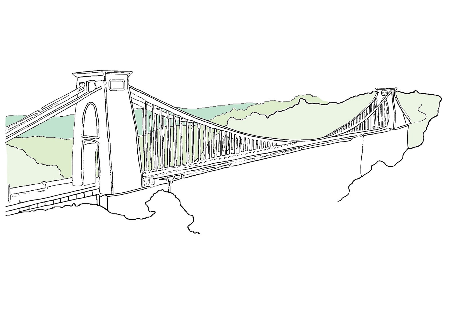 Bristol Clifton Suspension Bridge Digital Print Wall Art - Etsy