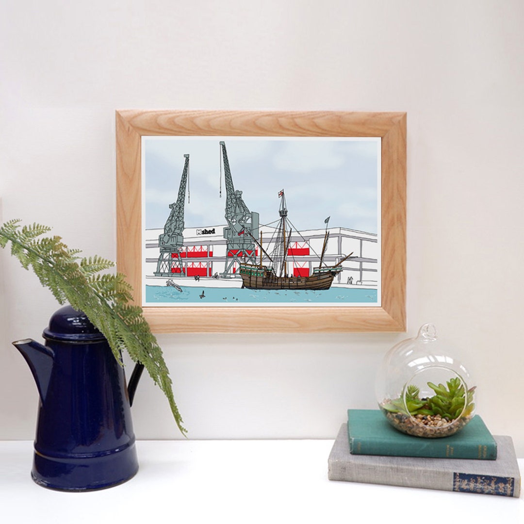 Bristol's the Matthew Ship Digital Print Wall Art - Etsy