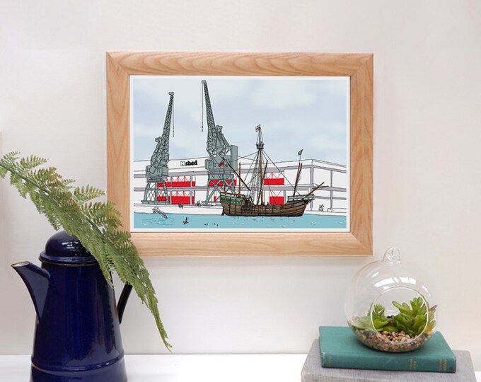 Bristol's the Matthew Ship Digital Print Wall Art - Etsy
