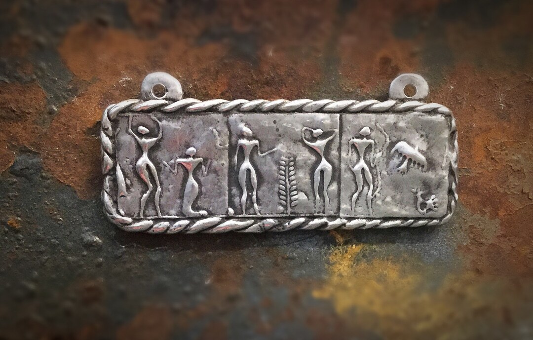 Tree of Life Pendant, Sumerian Tree Planter Pewter Necklace P1045 - Etsy