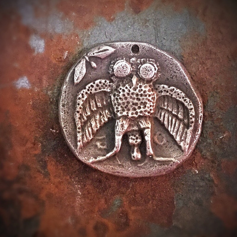 Owl Pendant Pewter - Etsy