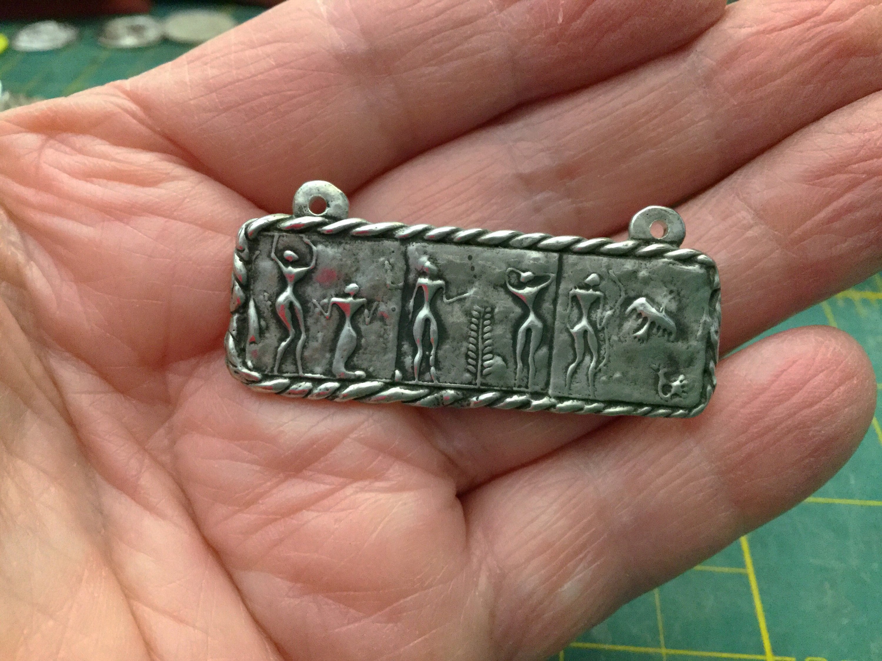 Tree of Life Pendant, Sumerian Tree Planter Pewter Necklace P1045 - Etsy