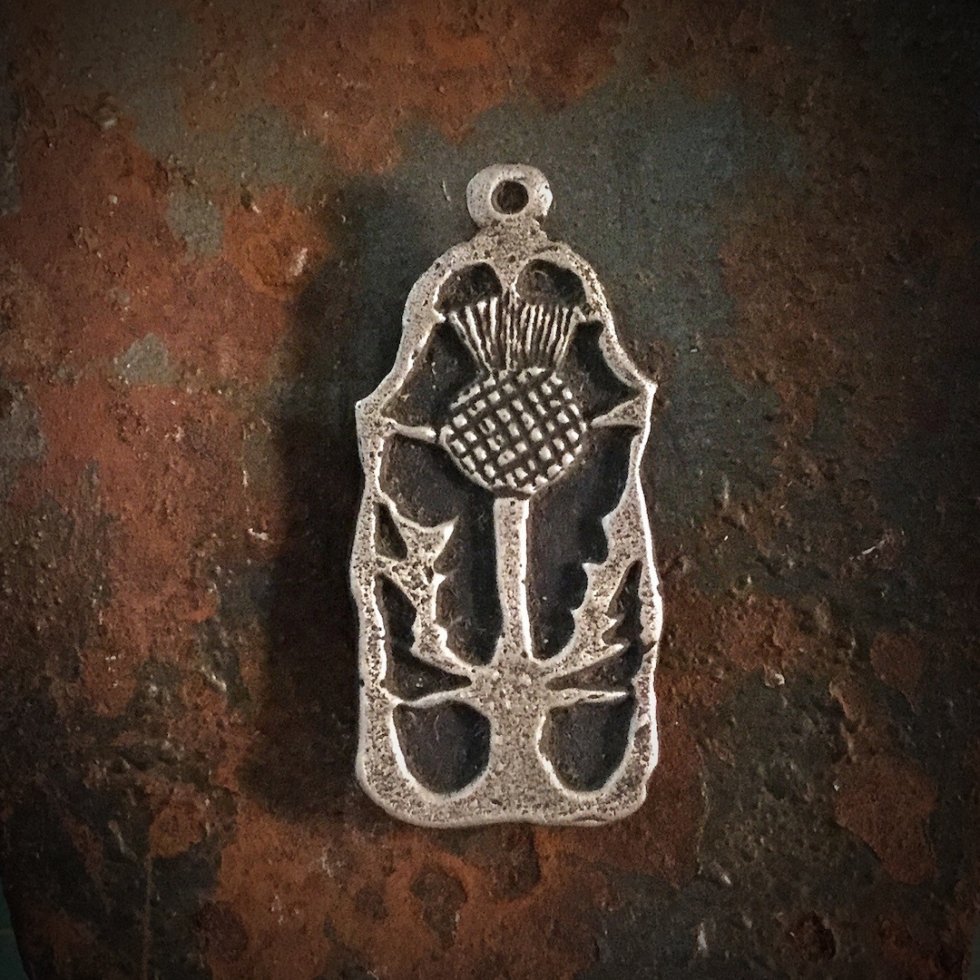 Scottish Thistle Pendant P1037 - Etsy
