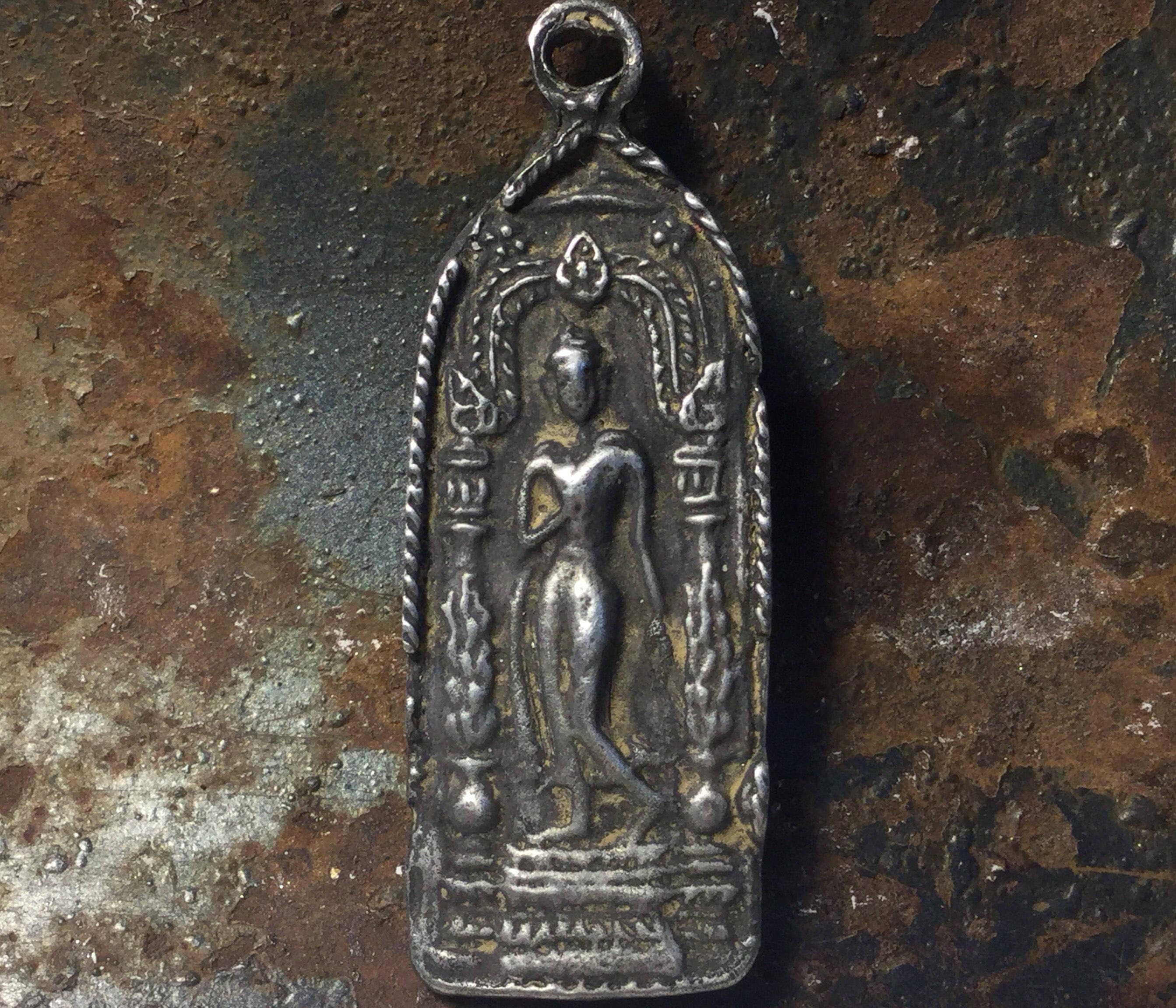 Hindu Goddess Pendant, Goddess Charm, Tibetan Charm Pewter Charms ...
