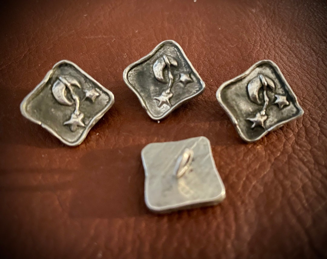 Handmade Pewter Buttons Lasso the Moon BU2004 - Etsy