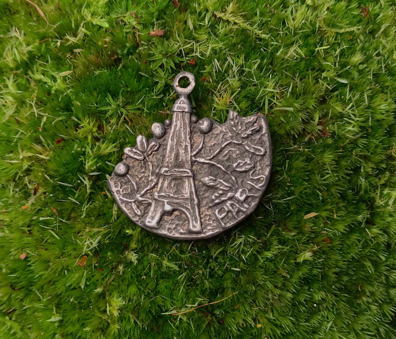 Vintage Pendant, Eiffel Tower Charm, Paris Charm, Paris Pendant, French ...