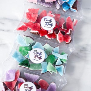 Edible Sugar Crystal Chocolate Geode Pieces - Etsy