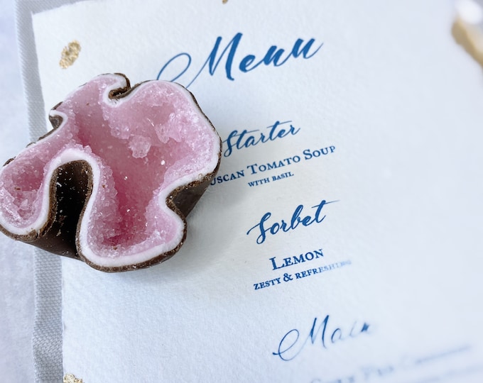 Wedding Favours Edible Crystal Candy Rocks Geodes Packs of 10 - Etsy UK