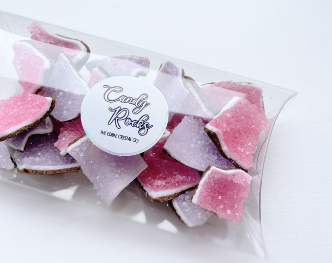 Edible Sugar Crystal Chocolate Geode Pieces - Etsy