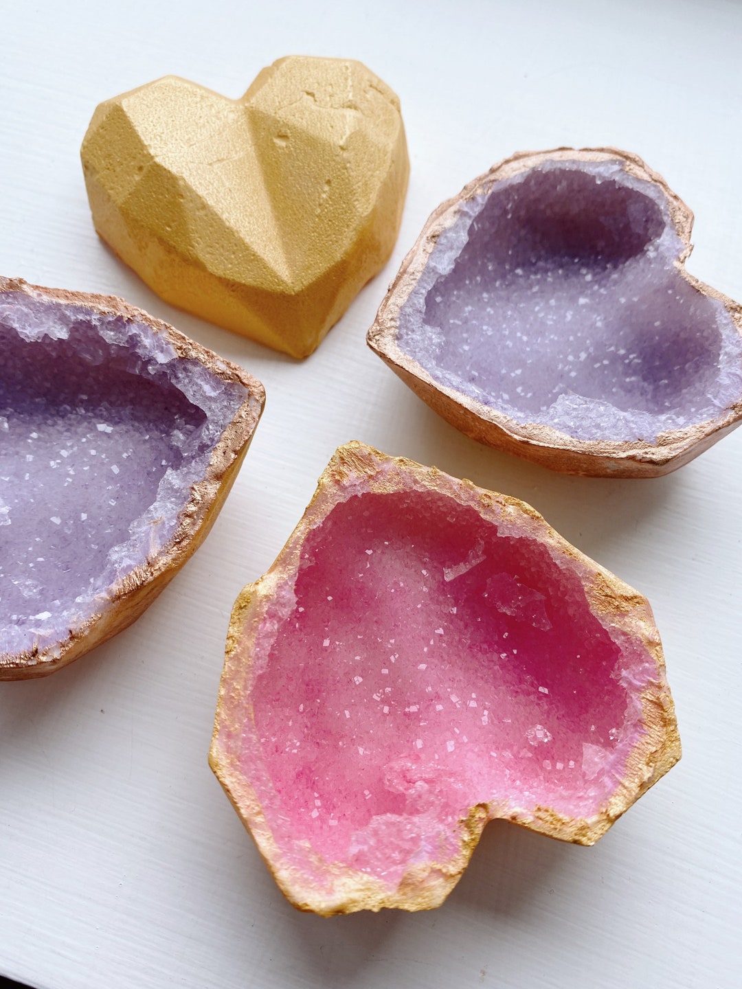 Wedding Favours Edible Crystal Candy Rocks Geodes Hearts - Etsy UK
