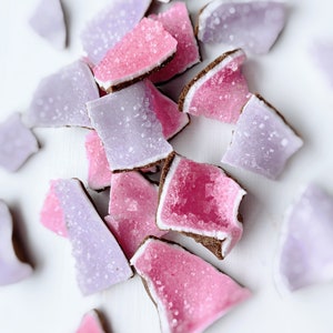 Edible Sugar Crystal Chocolate Geode Pieces - Etsy