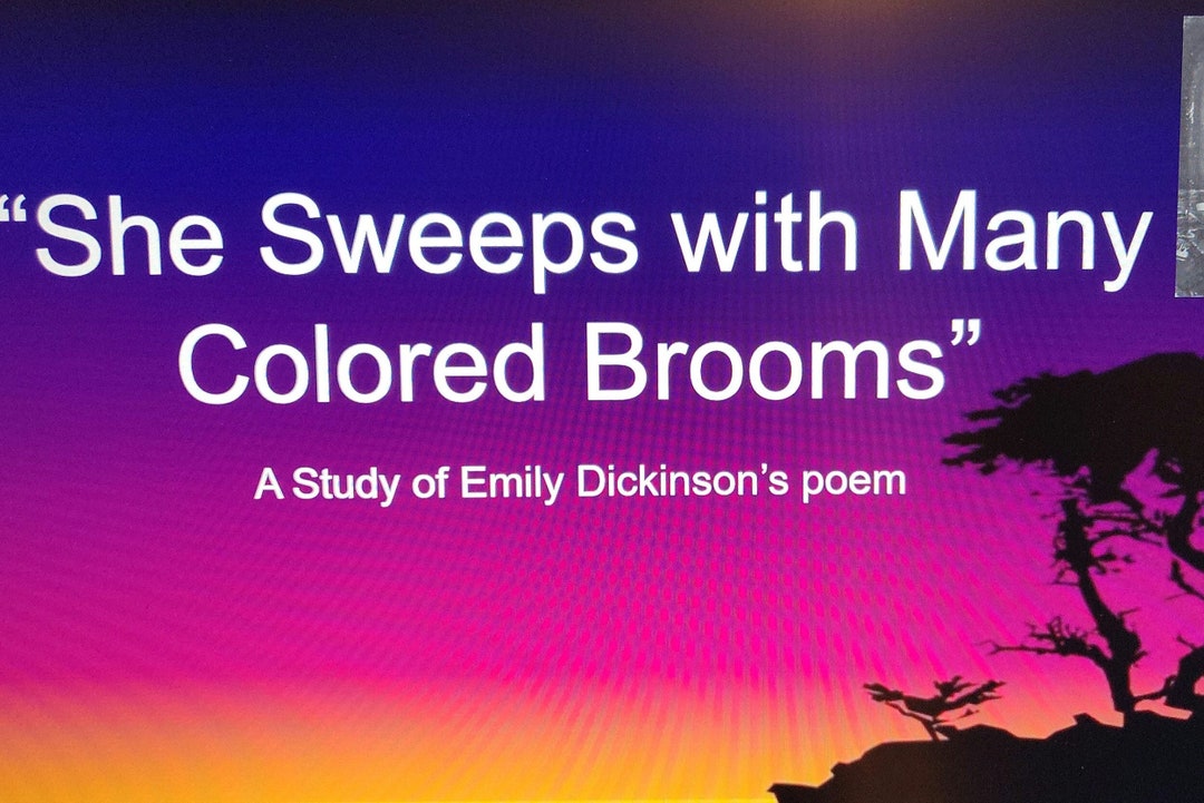 30 Minute Mastery "she Sweeps With Many Colored Brooms" Poetry Module ...