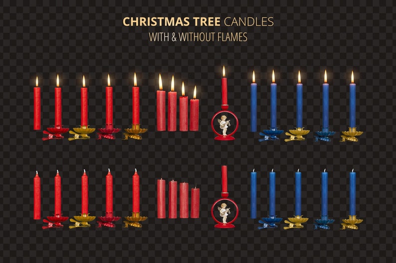 Candles, Flames & Candlesticks - Cut Out, 120+ PNG Files, Candle, Flame ...