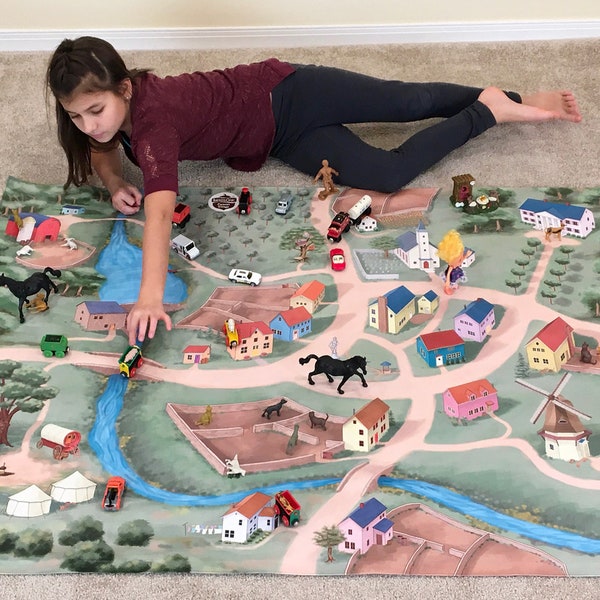 Farm Play Mat - Etsy