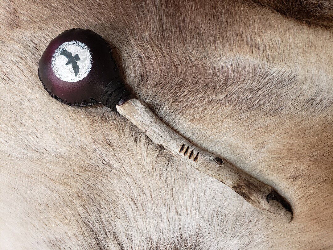 Raven in Full Moon Ritual Rattle Deep Purple - Etsy