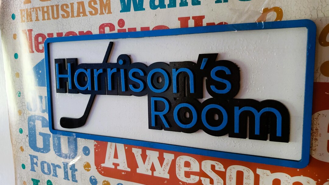 Personalized Name Sign for Kids Room Decor Name Sign Gift for Sons Room ...