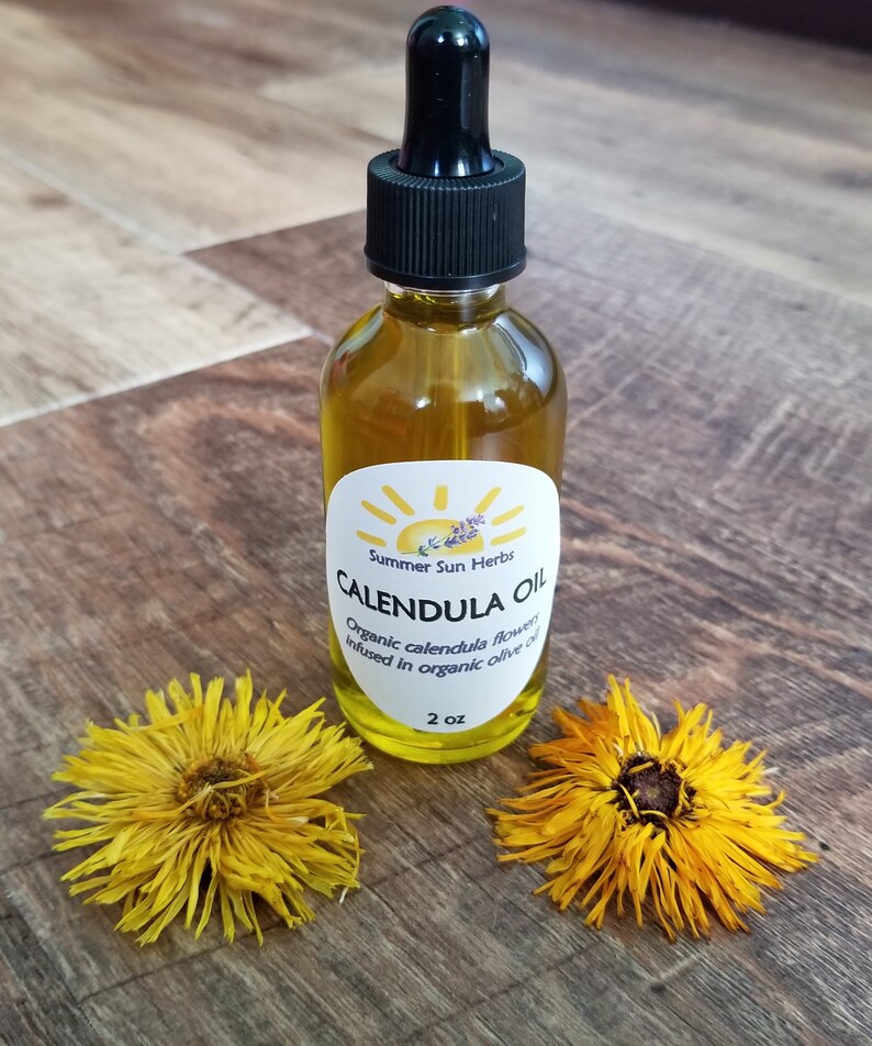 Organic Calendula Oil Skin Oil Dry Skin Oil Wound Oil | Etsy