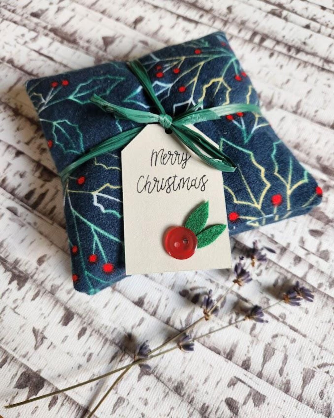 Set of 2 Lavender Sachets Christmas Lavender Sachets Stocking Stuffer ...
