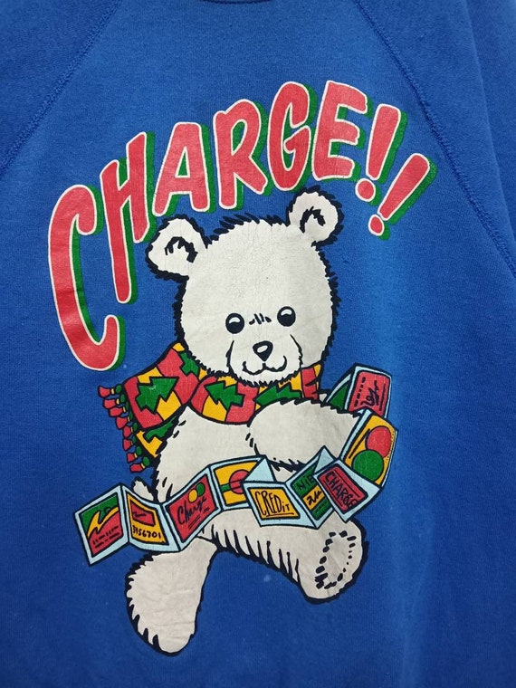 Vintage Tultex Charge Bear Big Logo Sweatshirt Pullov… - Gem