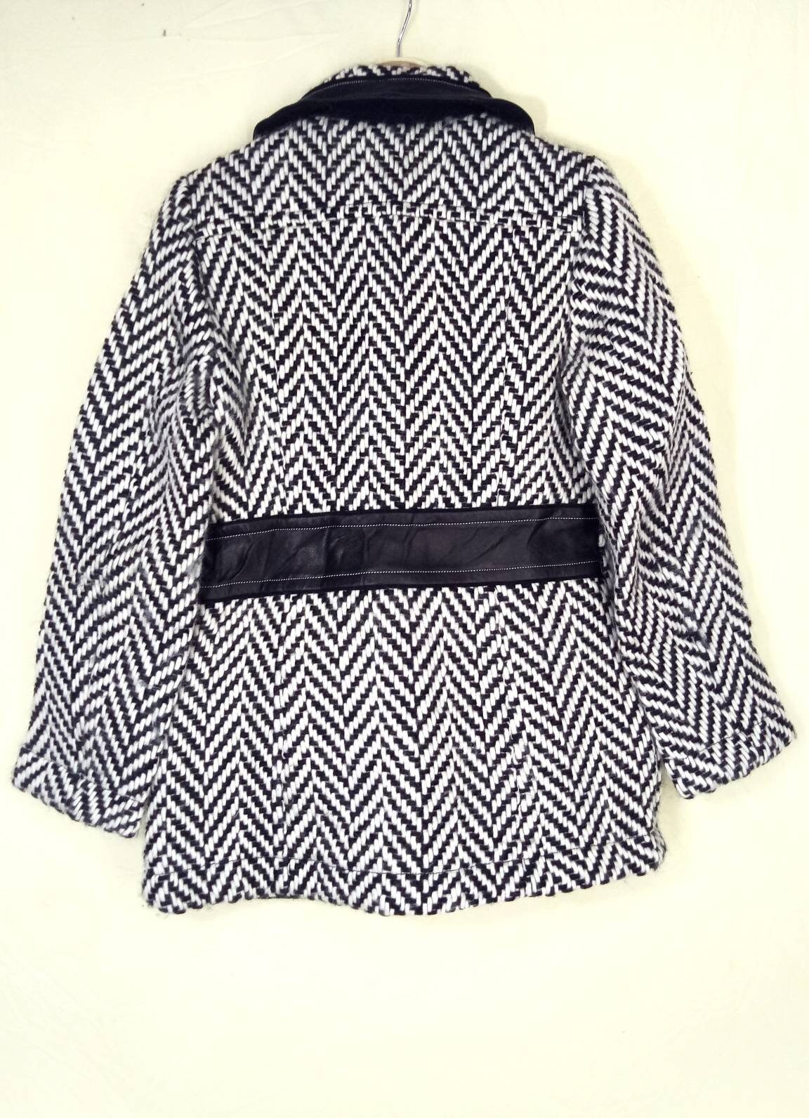 Japanese Brand 8010 Gekko Wool Jacket Knit Style Button Up - Etsy