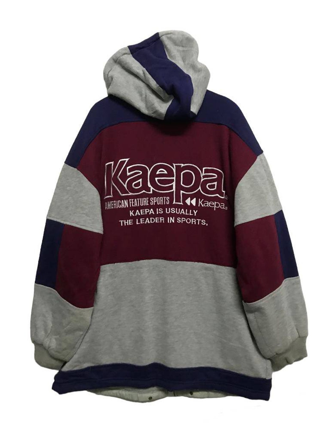 Vintage Kaepa Big Spellout Colourblock Windbreaker Sweater Size M - Etsy